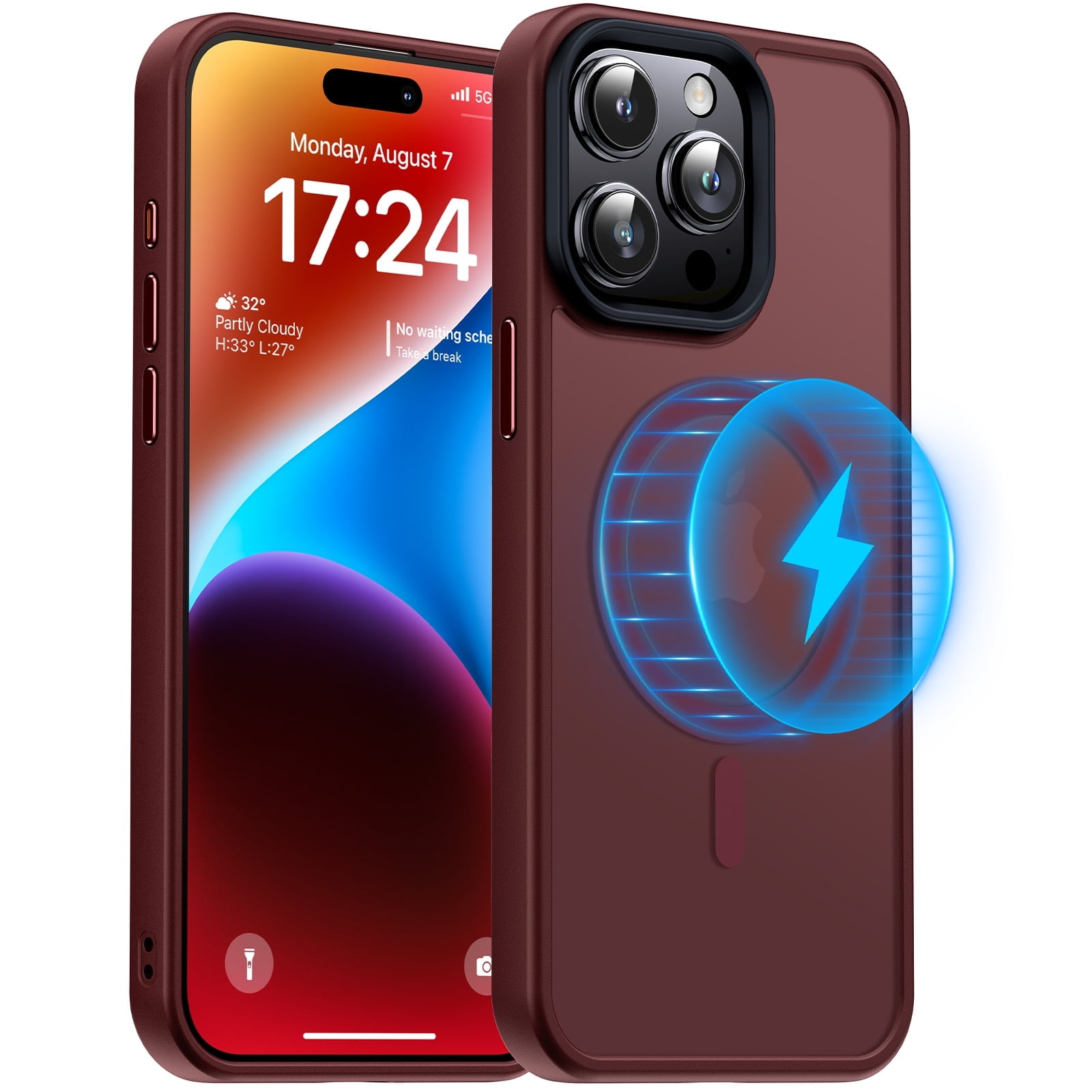 Meifigno Magic Mag Series for iPhone 15 Pro Max Case, [Military Grade ...