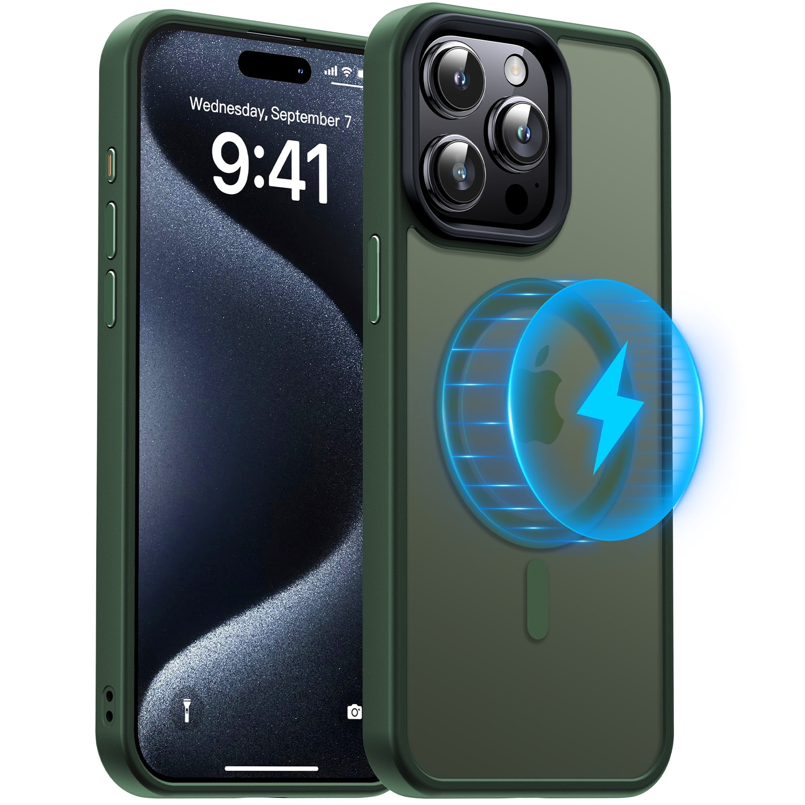 Meifigno Magic Mag Series for iPhone 15 Pro Max Case, [Military Grade ...