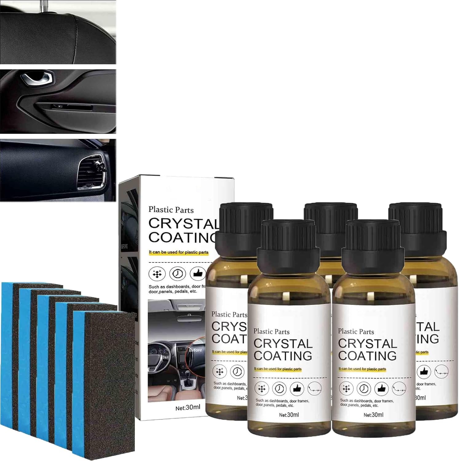Meigap Crystal Coating for Car Plastic Parts, Plastics Parts Crystal ...