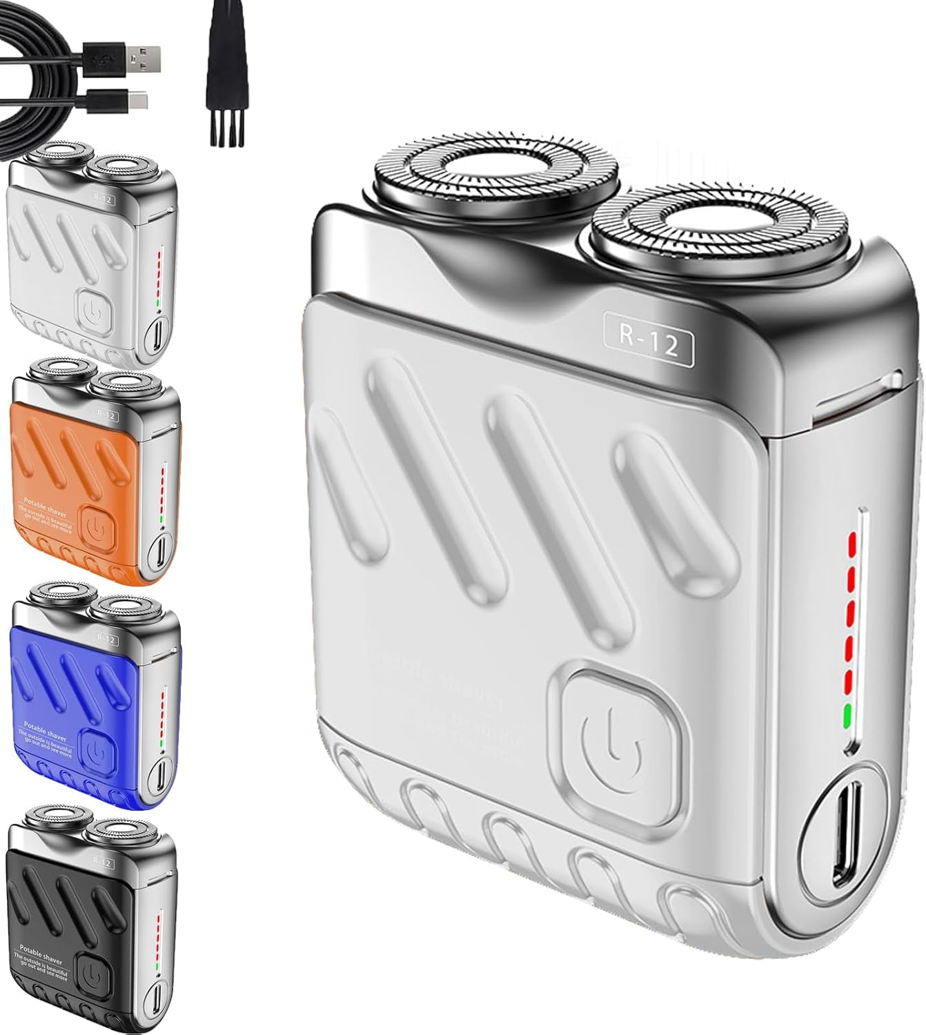 Meigline Mini Shaver, R-12 Electric Razor Shavers for Men Face Meigline ...