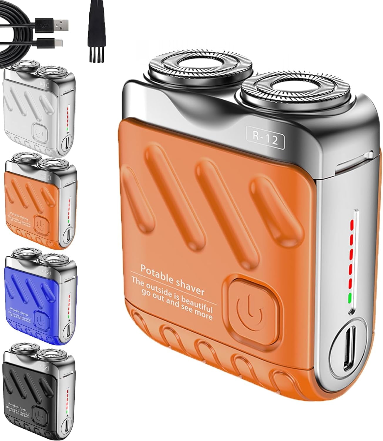 Meigline Mini Shaver, R-12 Electric Razor Shavers for Men Face Meigline ...