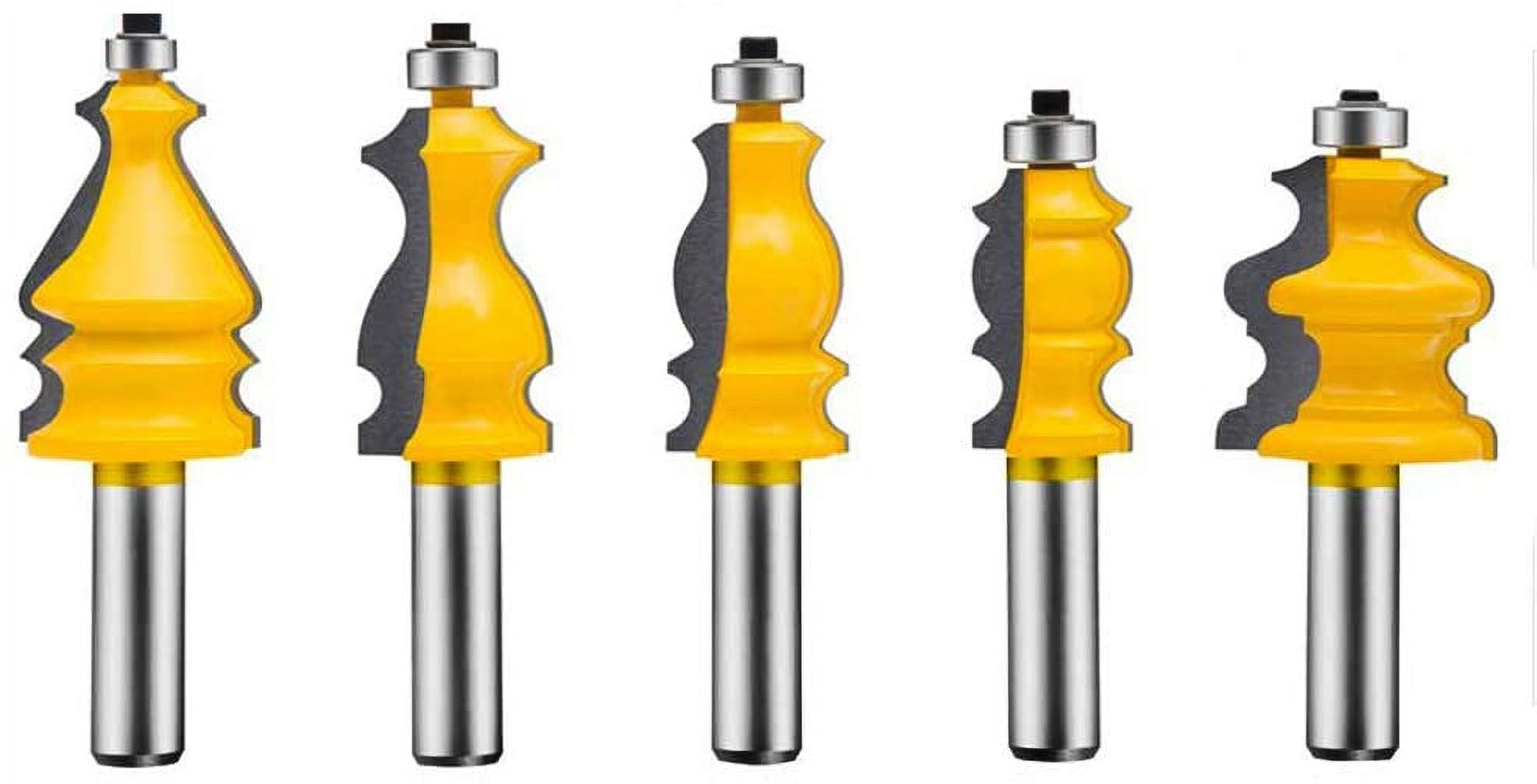 Meihejia 1/2 Inch Shank Architectural Molding Edge-forming Router Bit ...