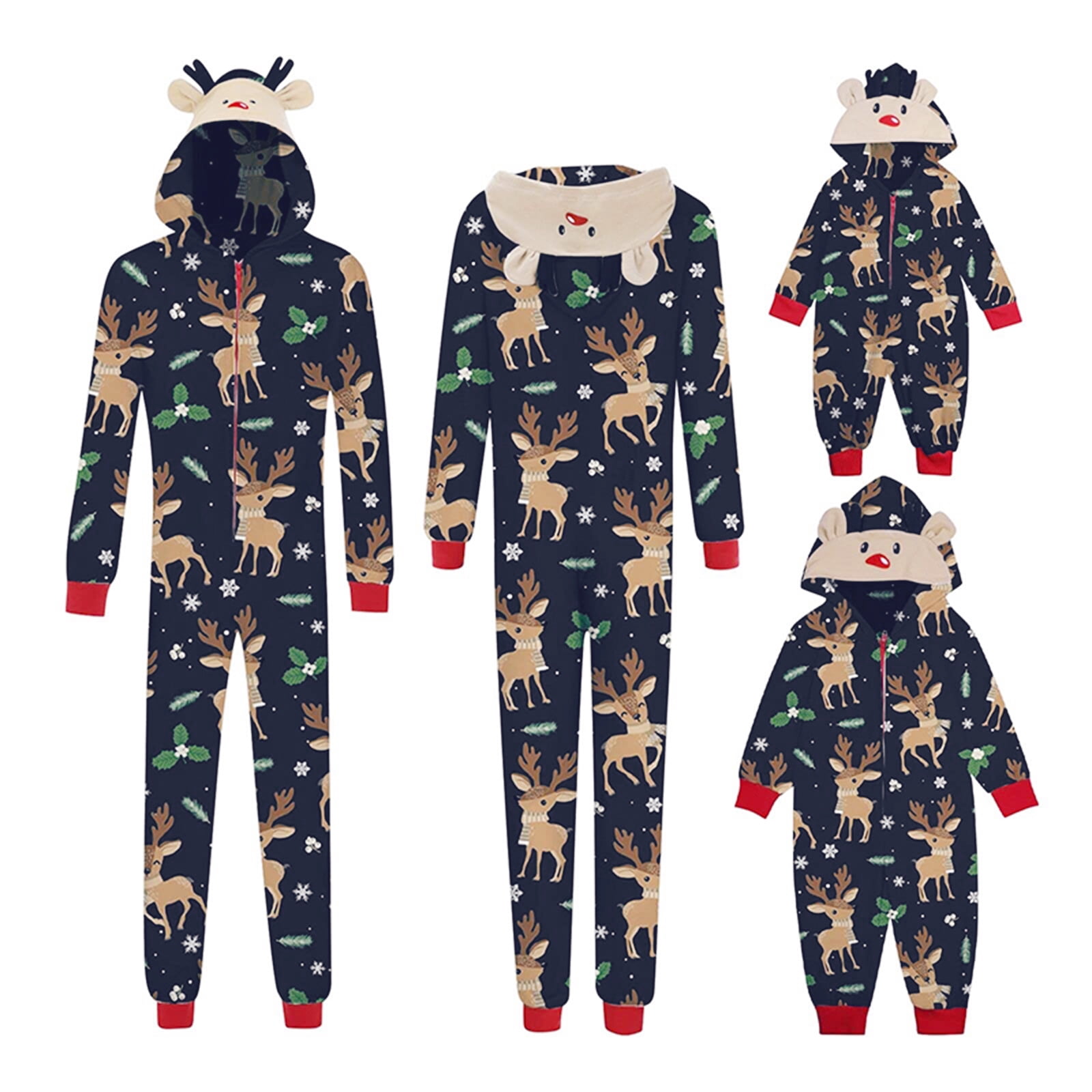 Meihuid Couple Matching Pajamas Set Soft Holiday Sleepwear Christmas ...