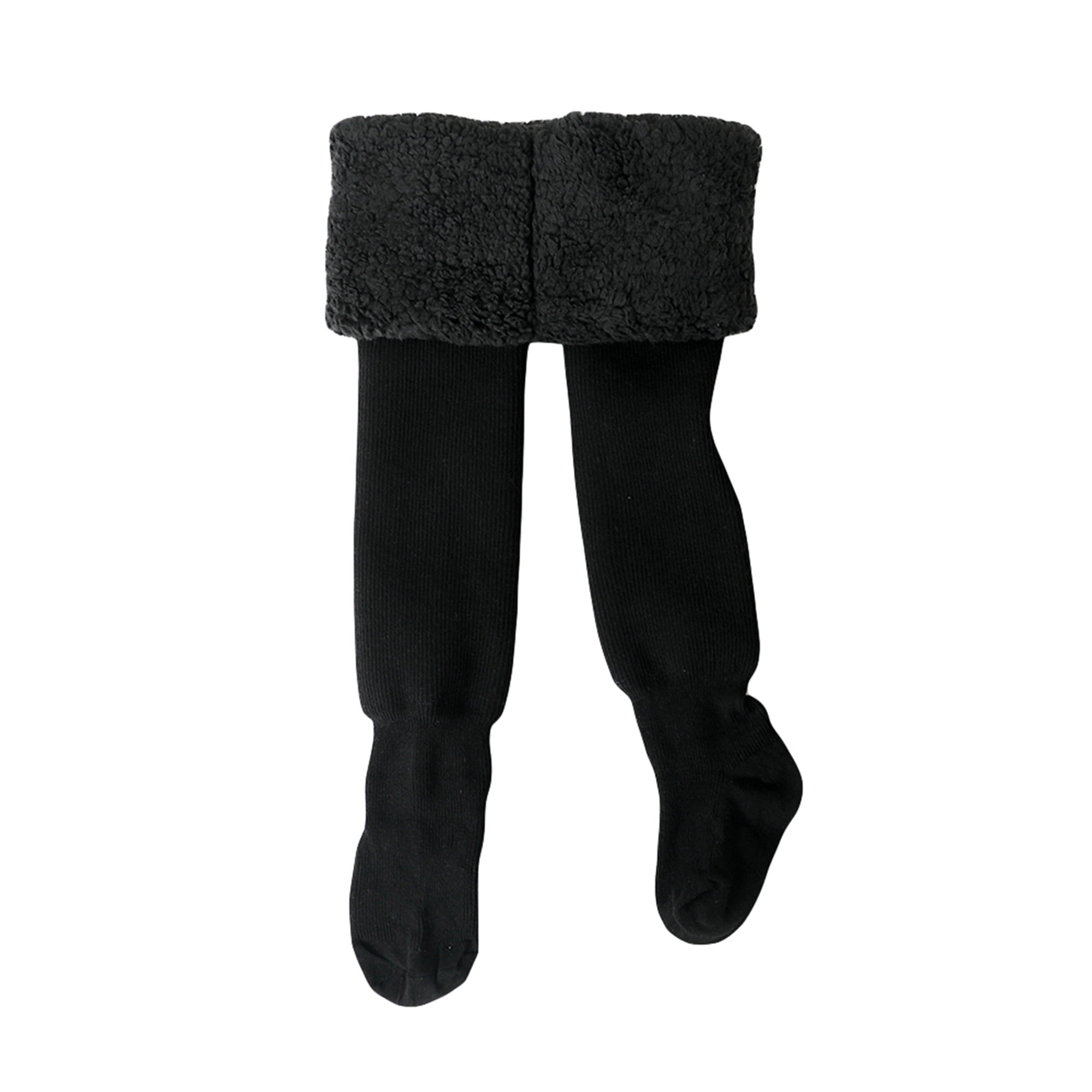 Meihuid Girls Velvet/Fleece Lined Pantyhose Footed Leggings for Winter ...