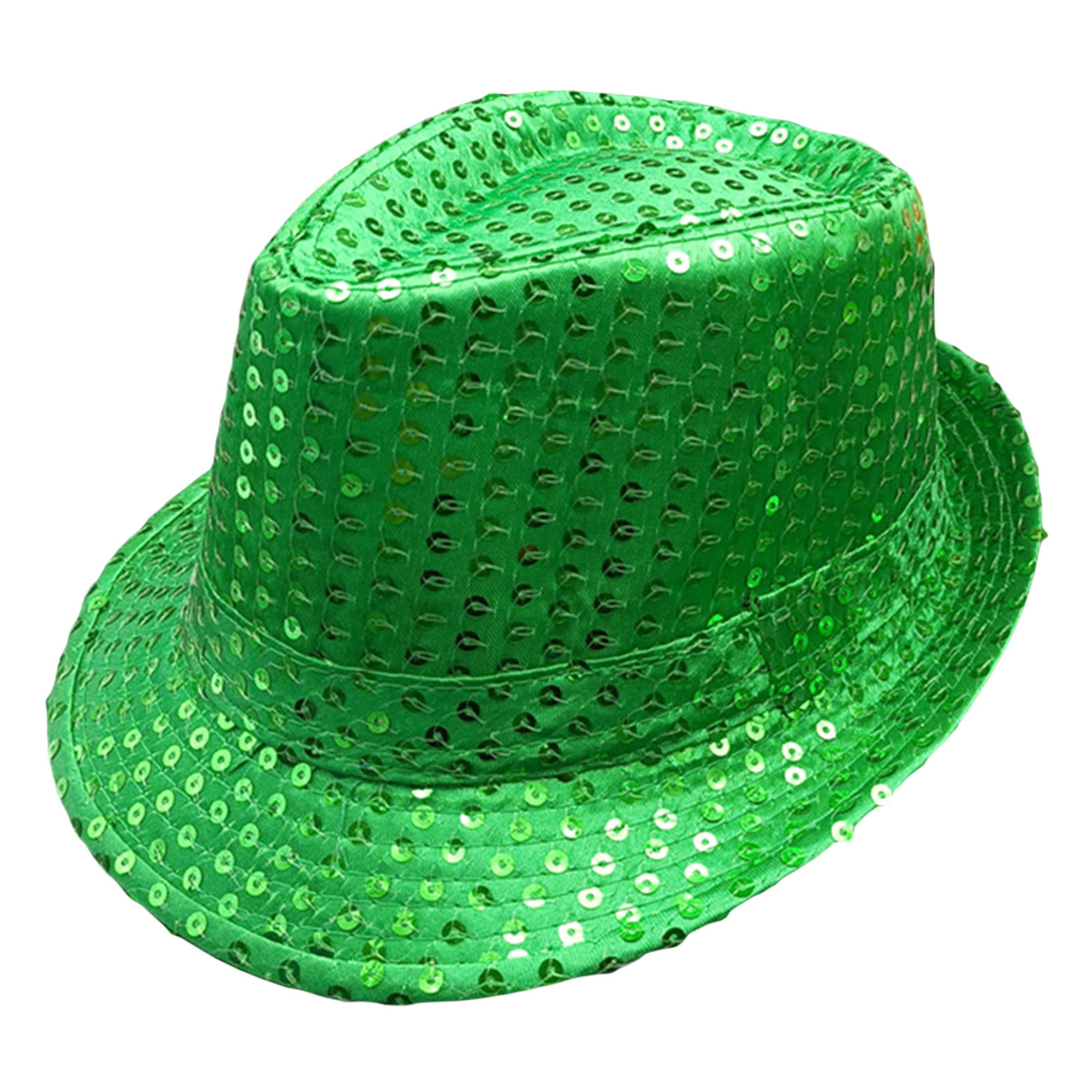 Meihuid Sparkling Sequins Jazz Hat for Men and Women, Ideal for Stage ...