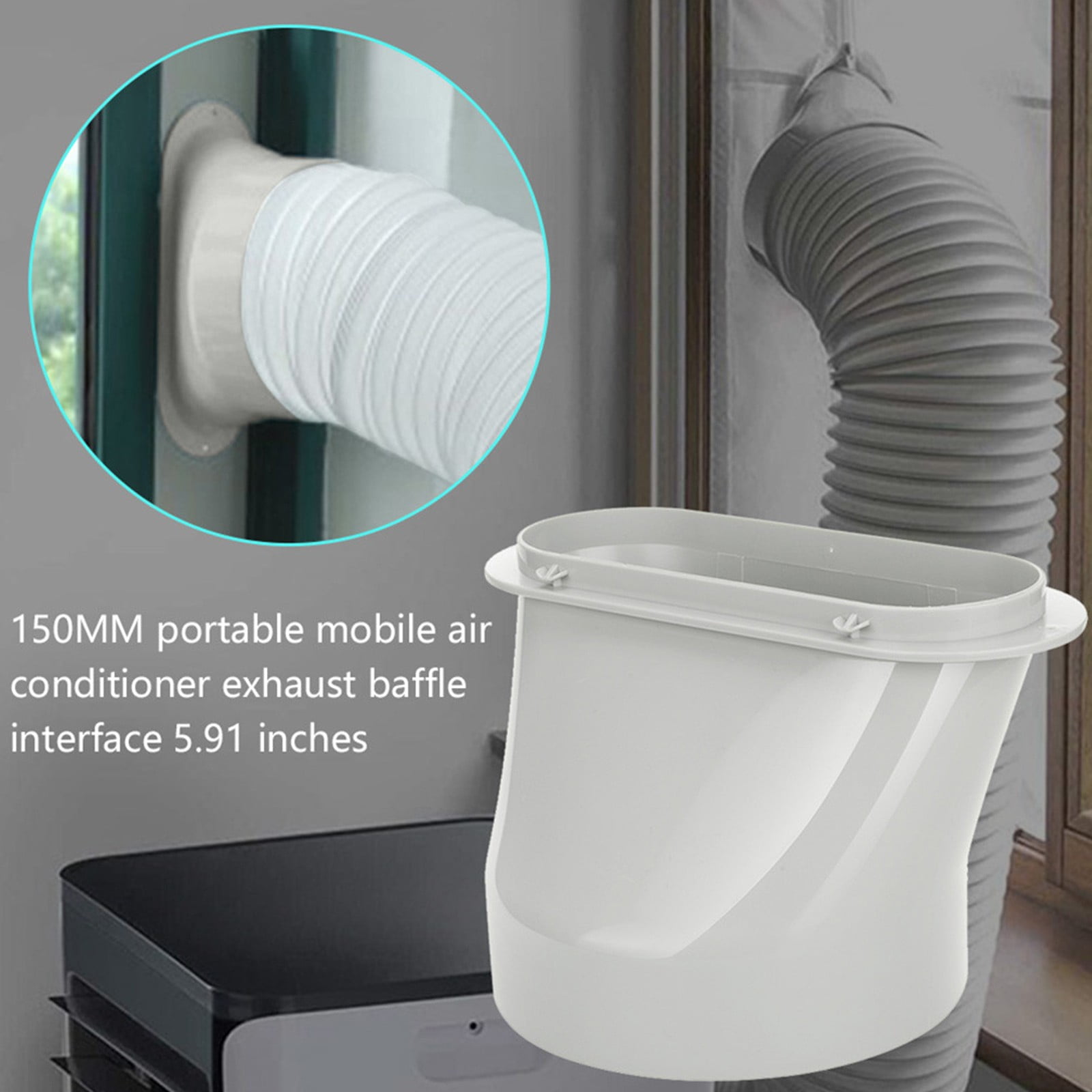 Meiiso 150Mm Portable Mobile Air Conditioner Exhaust Baffle with Flat ...