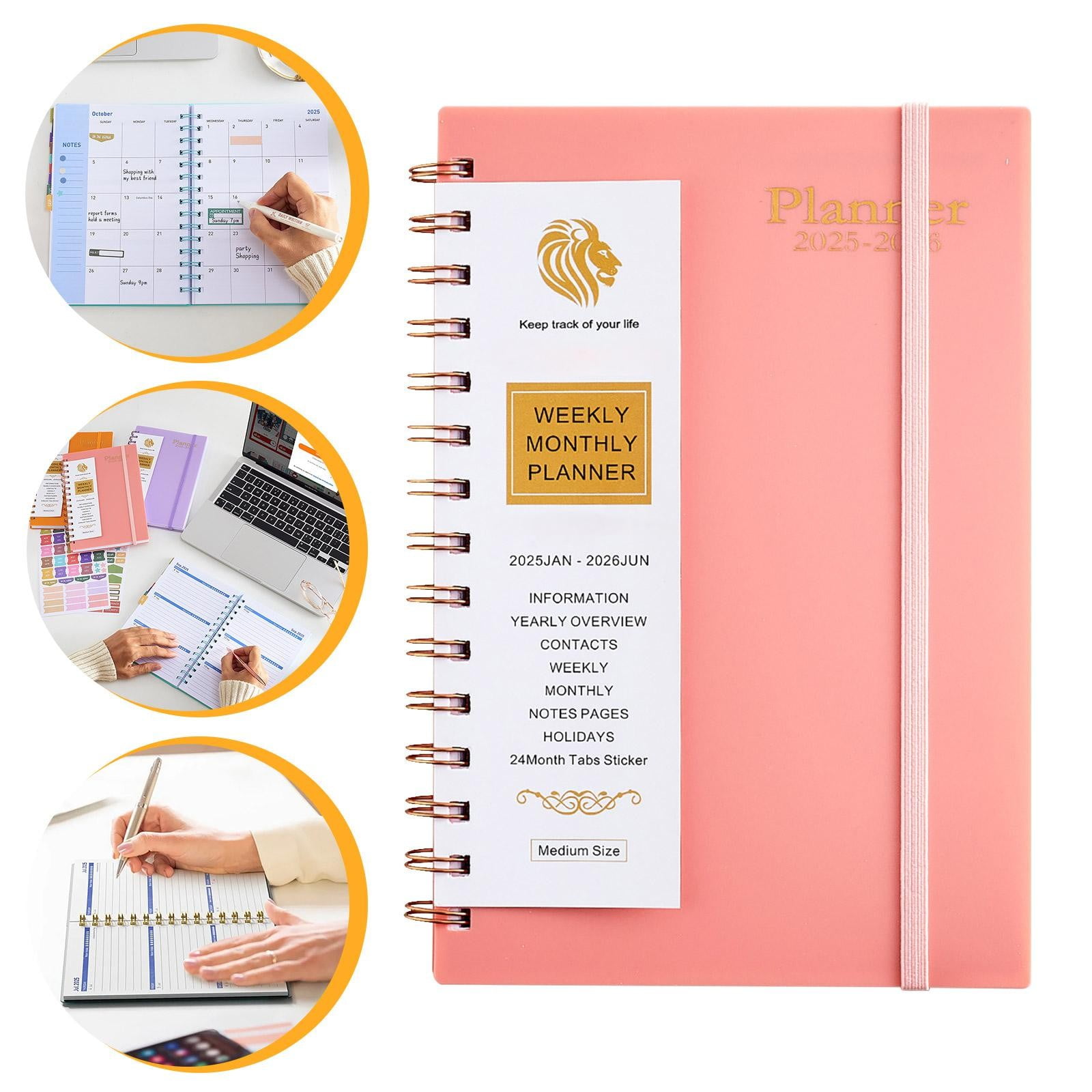 Meiiso 2025-2026 Annual Planner Pink Clearance Sale! 20252026 Annual ...