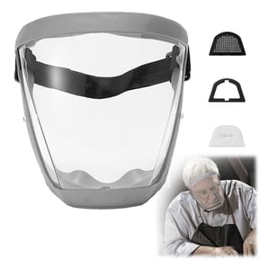 Full Face Shield,Protective Face Shield Anti Splash and Saliva Clear ...