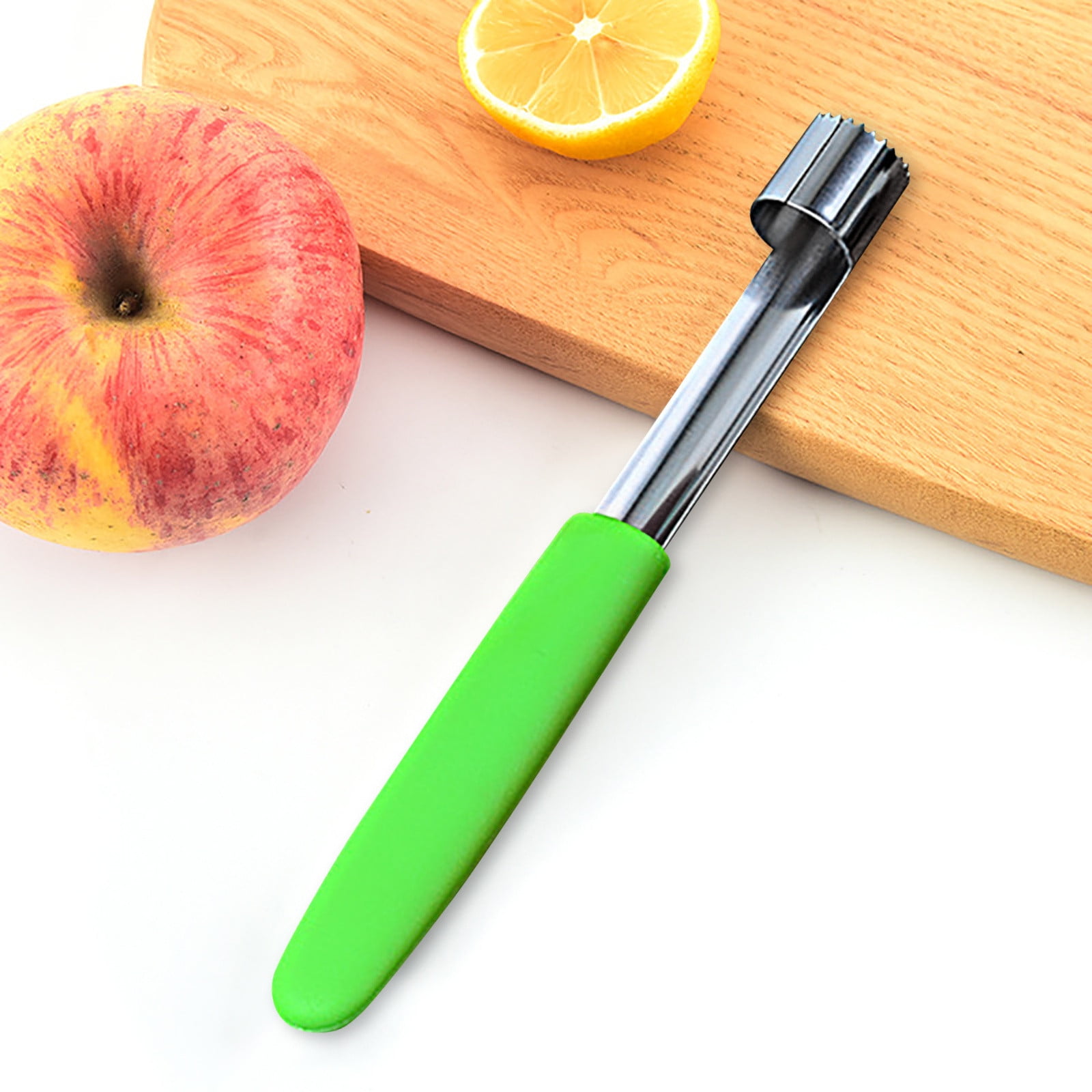 Meiiso Apple Corer Clearance, Stainless Steel Core Seed Remover Fruit Apple Pear Corer Easy ...