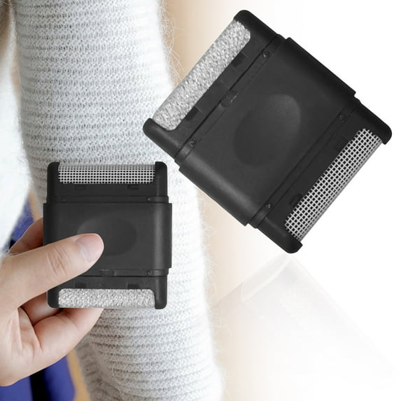 Meiiso Black Portable Manual Clothes Trimmer, 2-In-1 Recharge-Free Lint ...