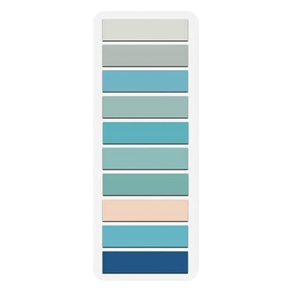 Meiiso Books Color Note Tabs, Grassy Green Index Sticky Notes, 1 Pad ...