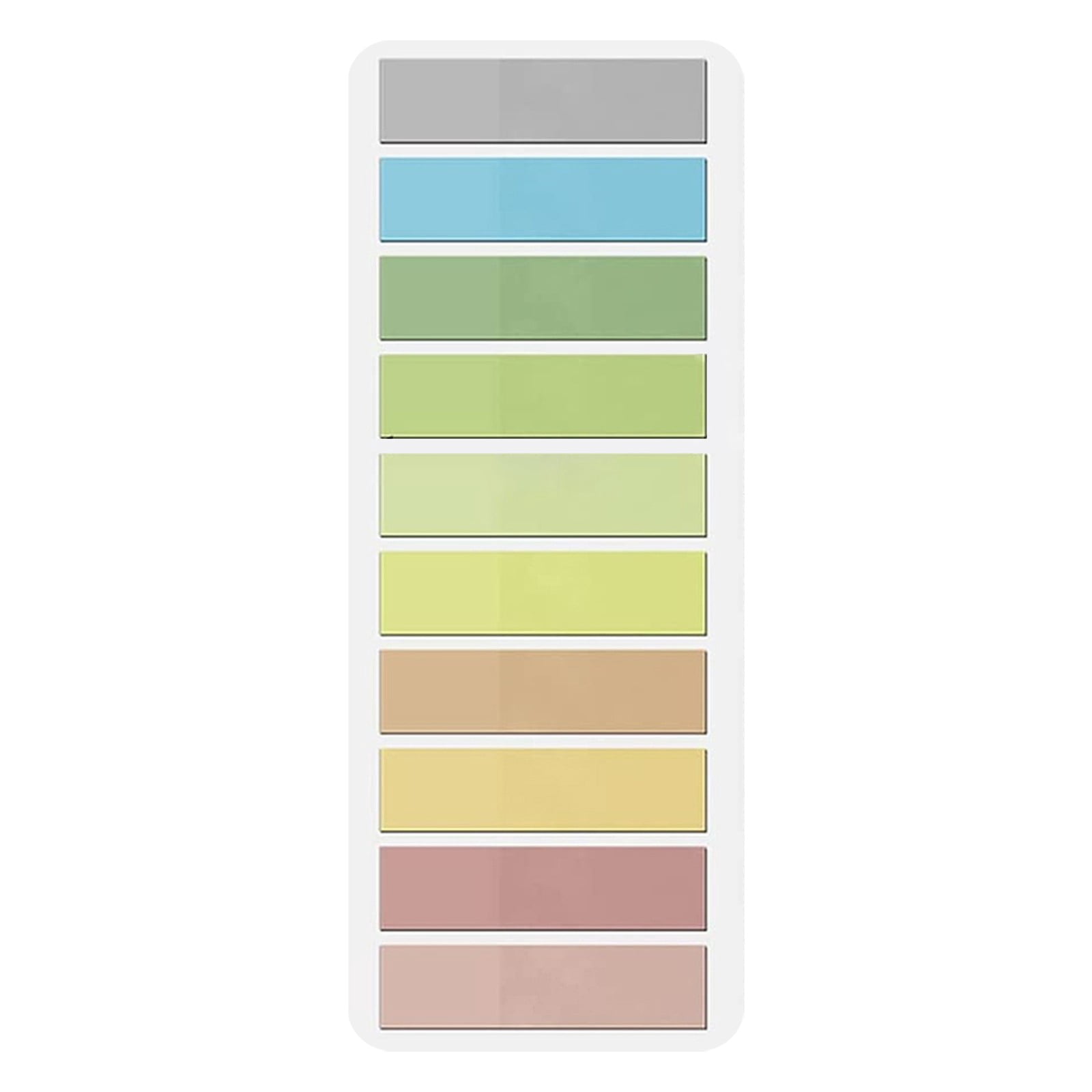 Meiiso Books Color Note Tabs, Vanilla Color Index Sticky Notes, 1 Pad ...