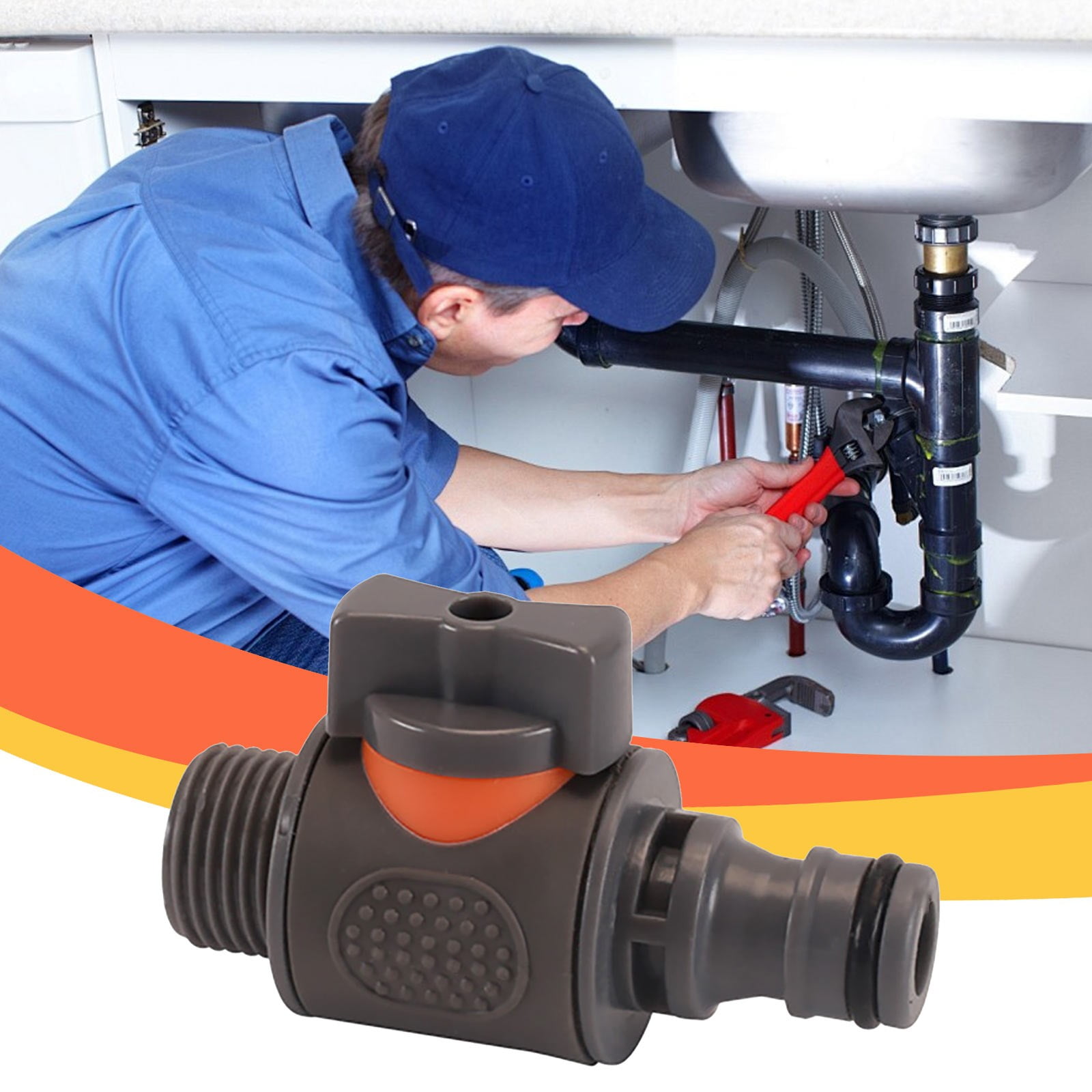 Meiiso Car Wash Water Pipe Switch Valve Straight Through Hardware ...