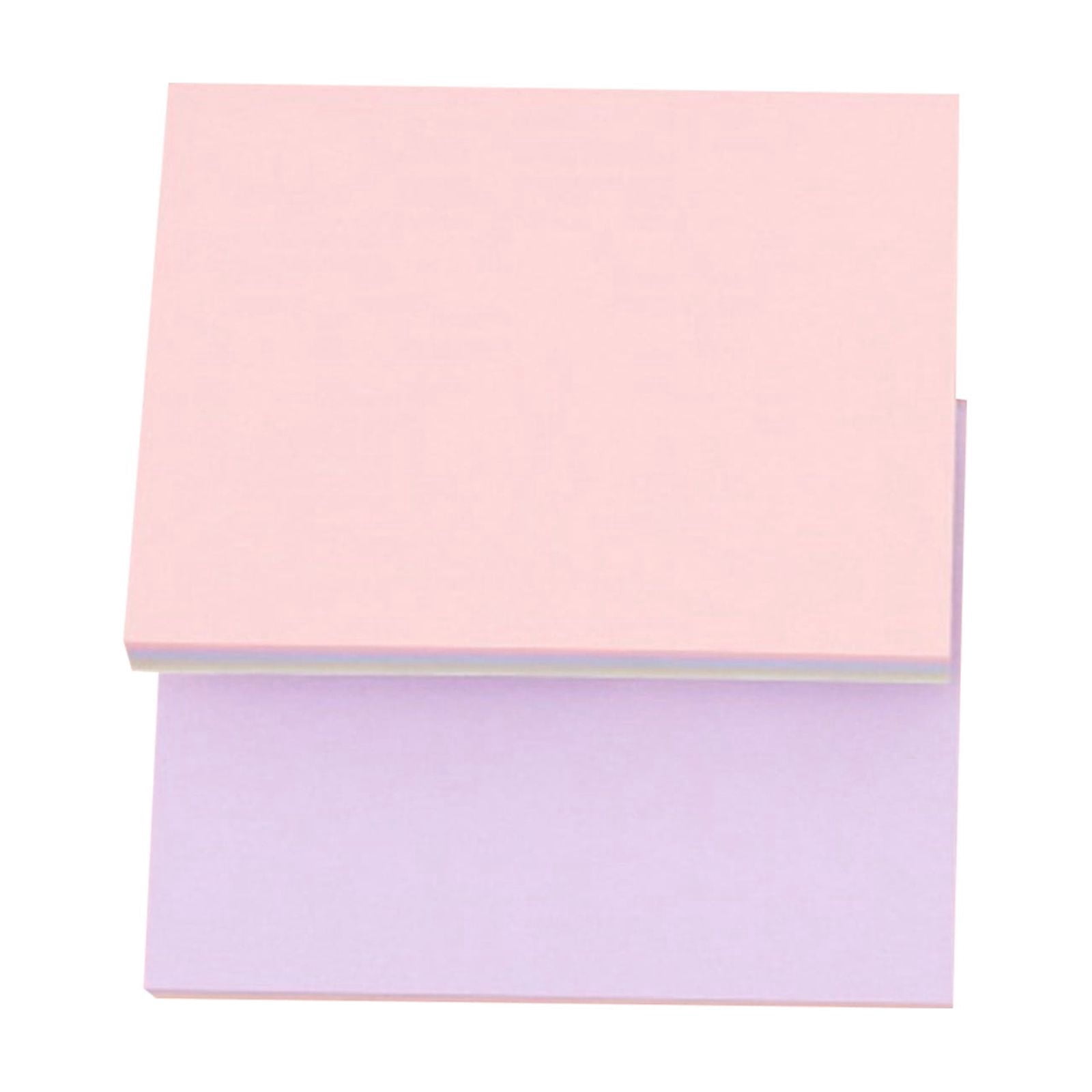 Meiiso Color Sticky Notes, Large Size 100 Sheets Five Colors in One, 1 ...