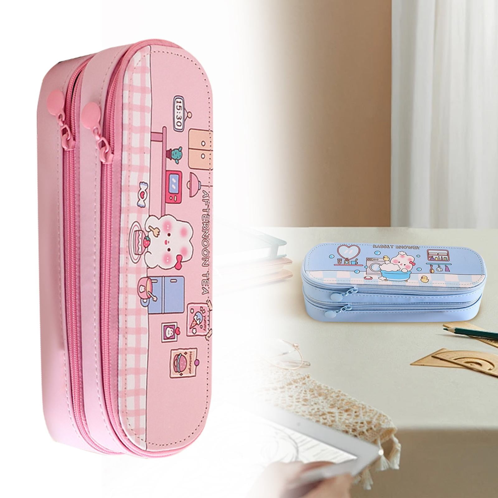 Meiiso Design B Foldable Pencil Pouch, Cartoon sch l Organizer Case ...