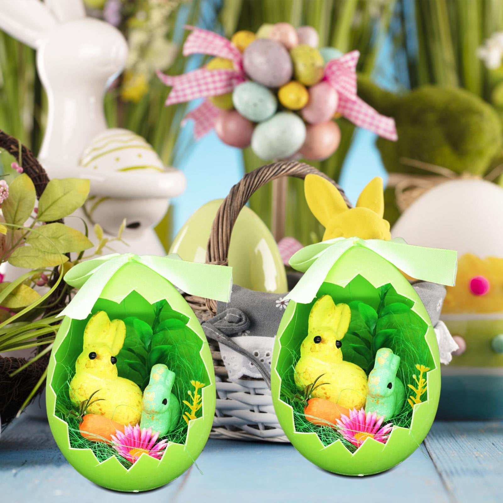 Meiiso Easter Egg Decorating Props,Easter Eggs Easter Decoration Egg ...