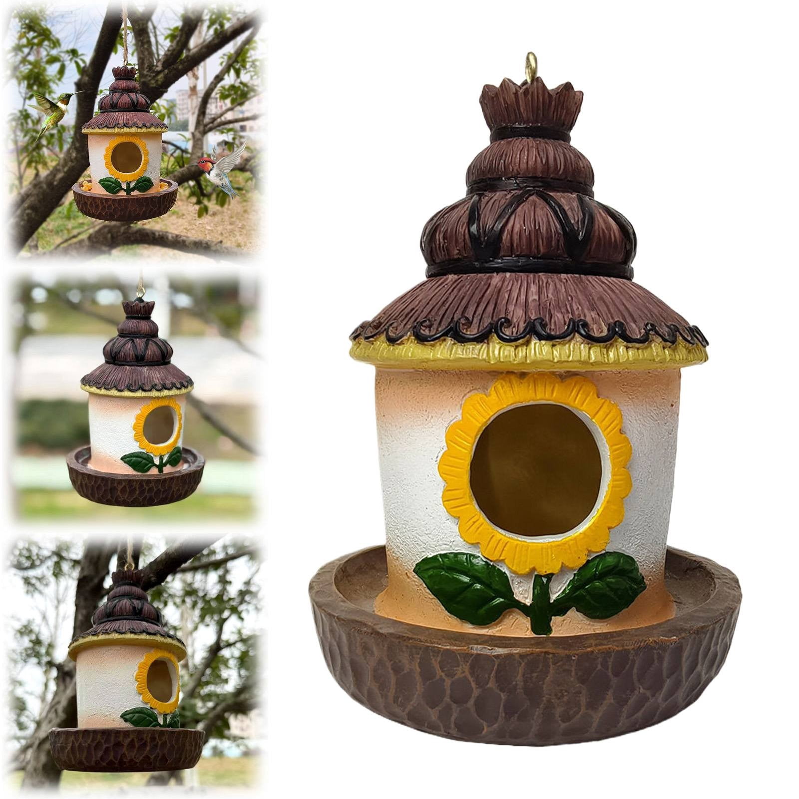 Meiiso Garden Decorative Statues, Hummingbird House Decoration Garden ...