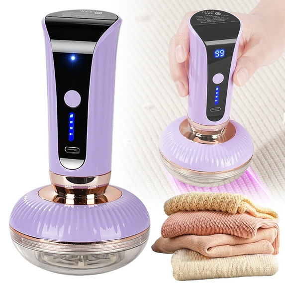 Meiiso Lilac Rechargeable Fabric Shaver Lint Remover for Clothing ...