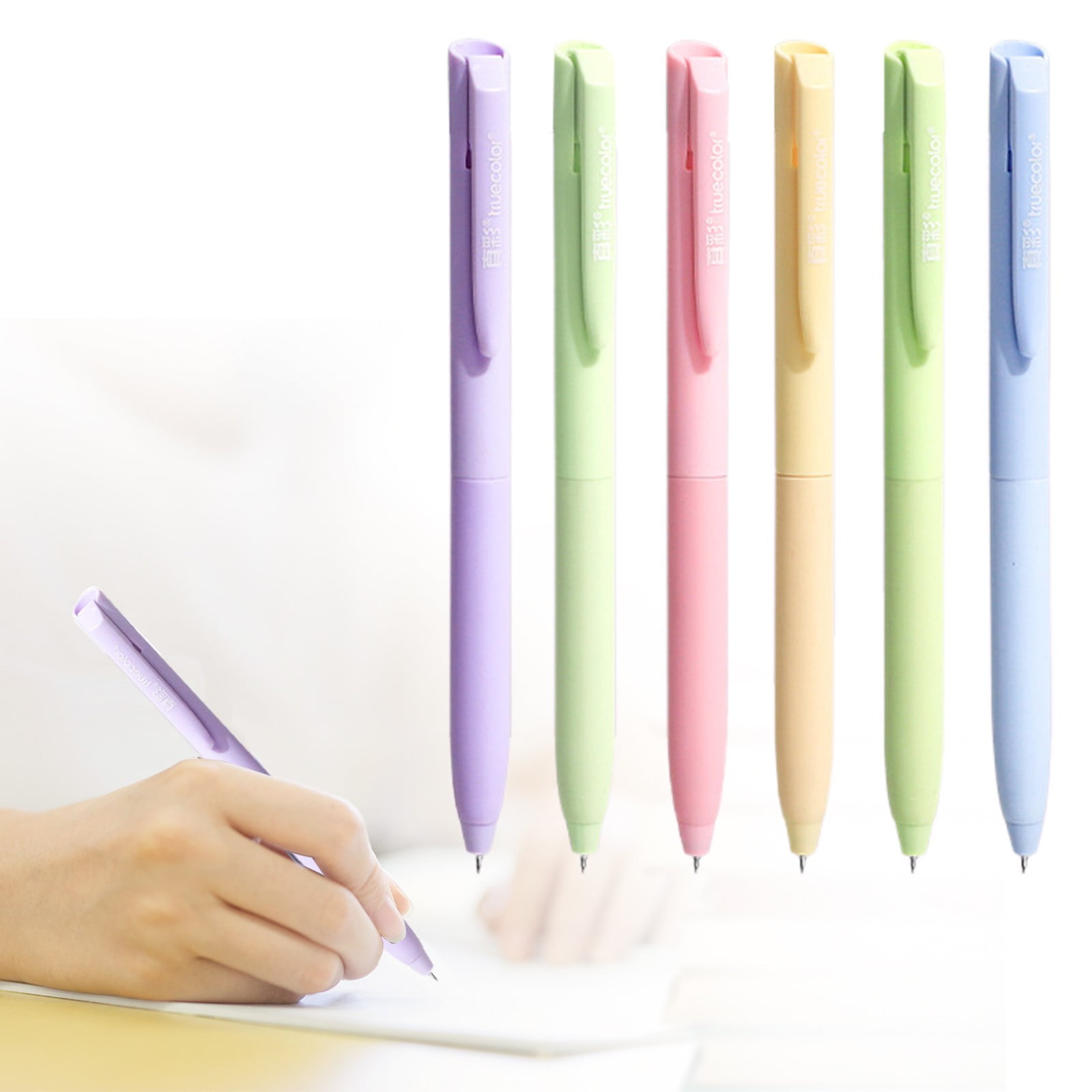 Meiiso Macaron Color Gel Pens - Aesthetic Journaling Pens, Large ...