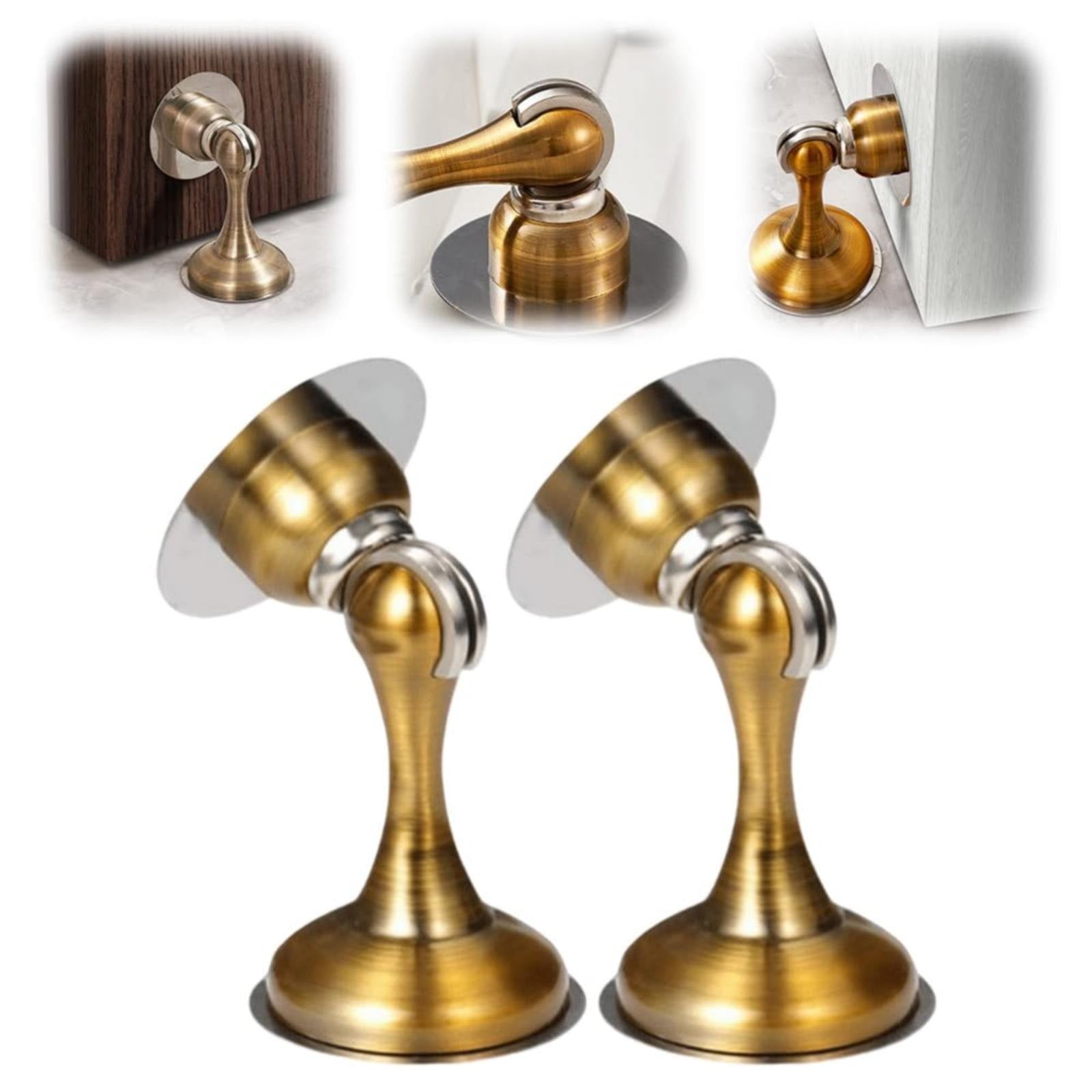 Meiiso Magnetic Door Stopper, 2 Magnetic Door Stops - Holds Doors Open ...