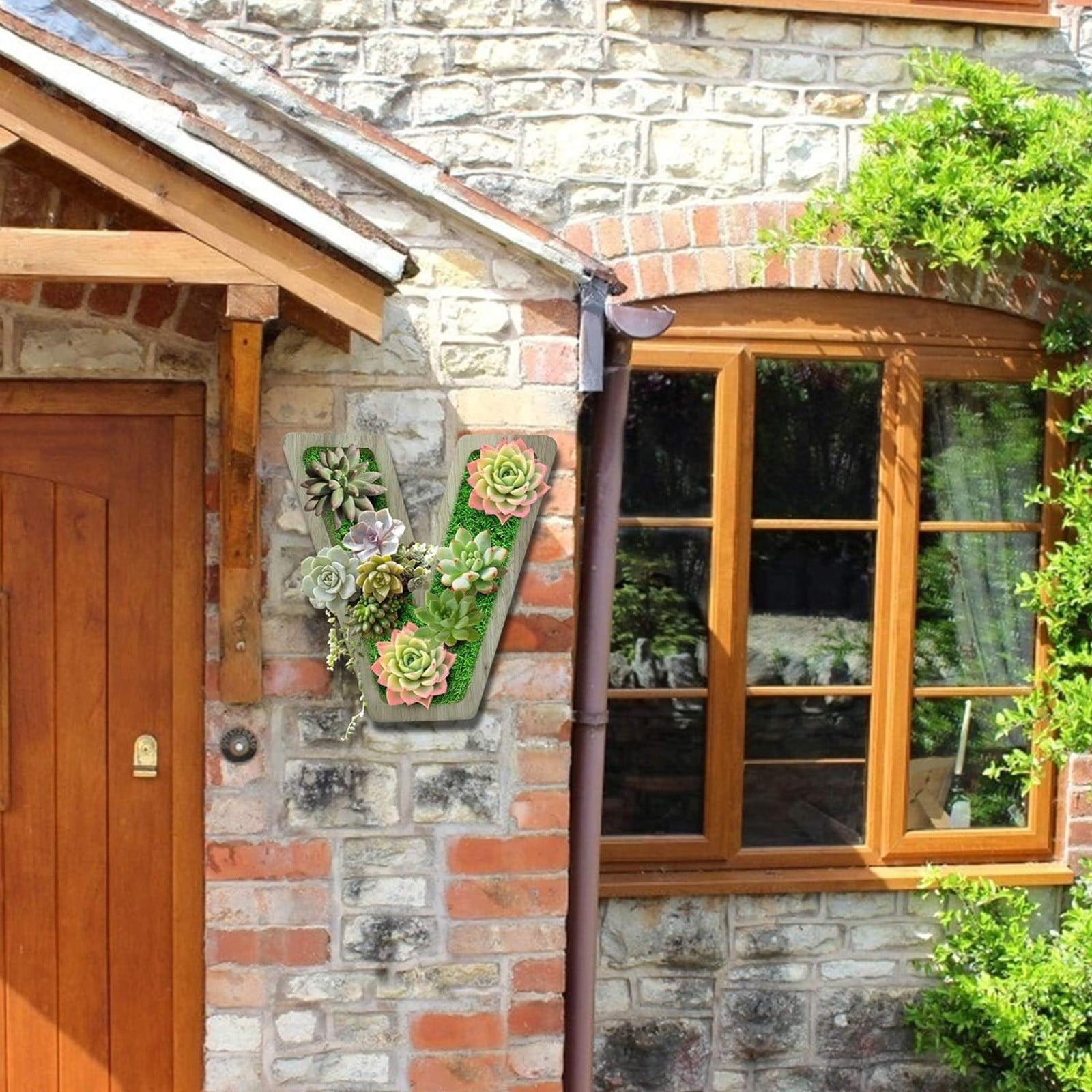 Meiiso Promotional Offer! Alphabet Flower Pot, Decorative Wall Wooden ...