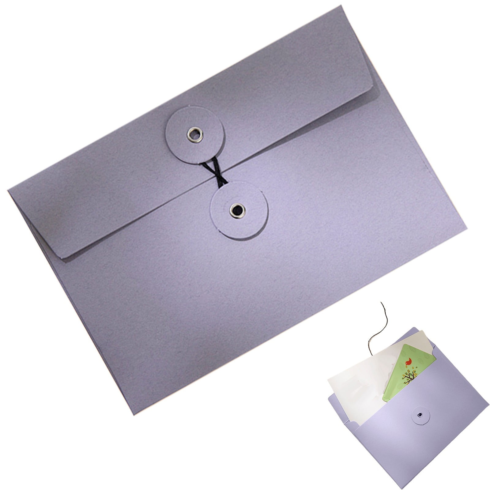 Meiiso Purple A6 Document Envelope - Mini Organizer, Large Inventory ...