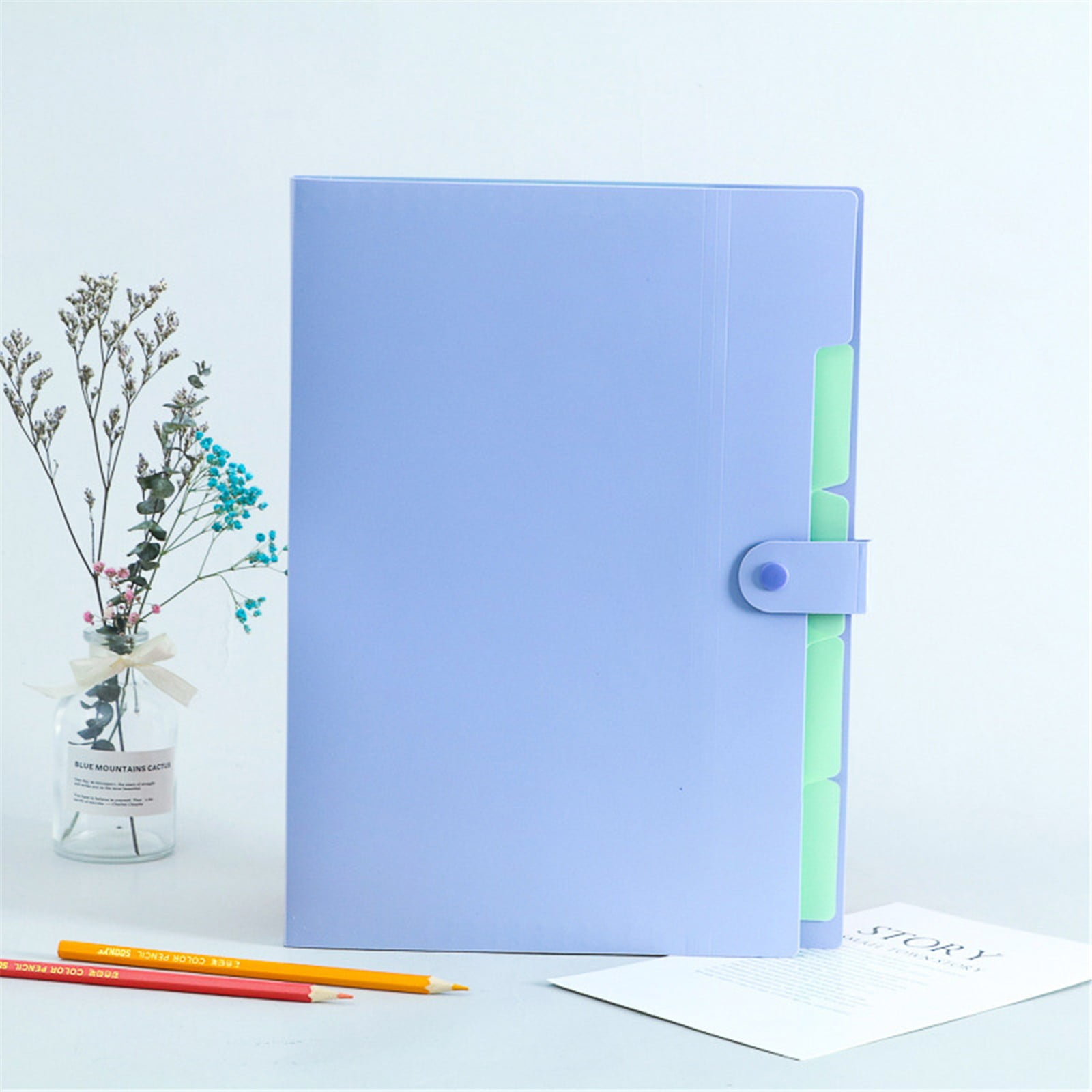 Meiiso Purple Accordion File Folder Organizer - Expanding Document ...