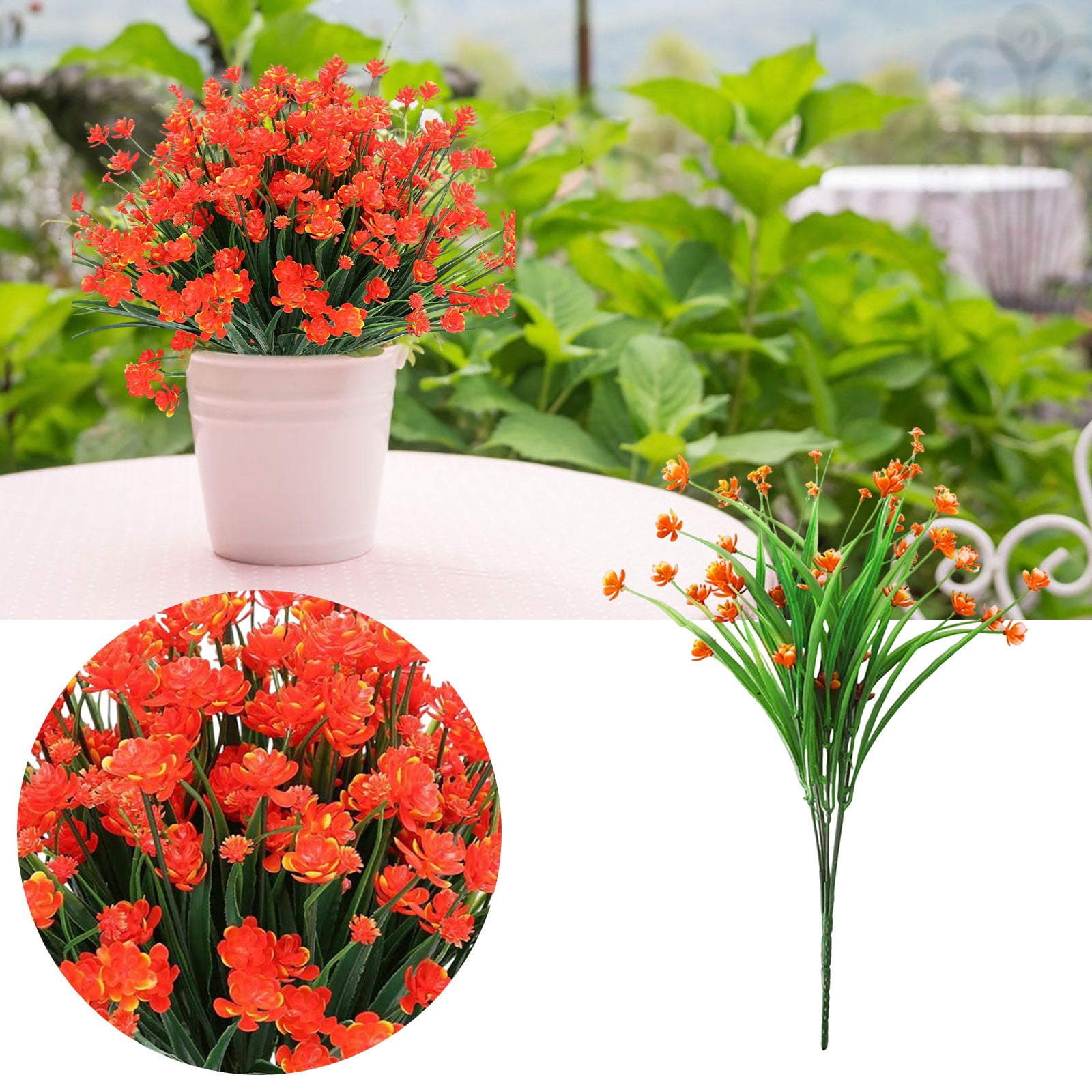 Meiiso (Sunset Red) 7-Fork Spring Grass Camellia Clearance, 30*8Cm ...