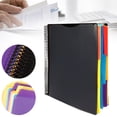 Meiiso Tool Series, Spiral Binder Black 6 Pages, Project Organizer 6/12 ...