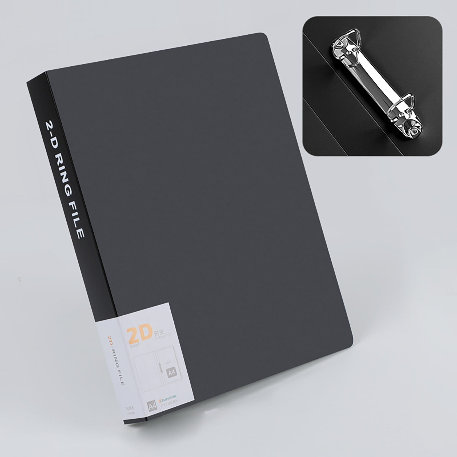 Meiiso Transparent Office File Folder, Black, Information Book Four ...