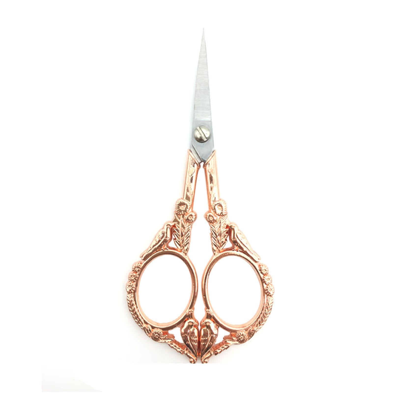 Meiiso Vintage Copper Embroidery Scissors, Small Sharp Detail Shears ...