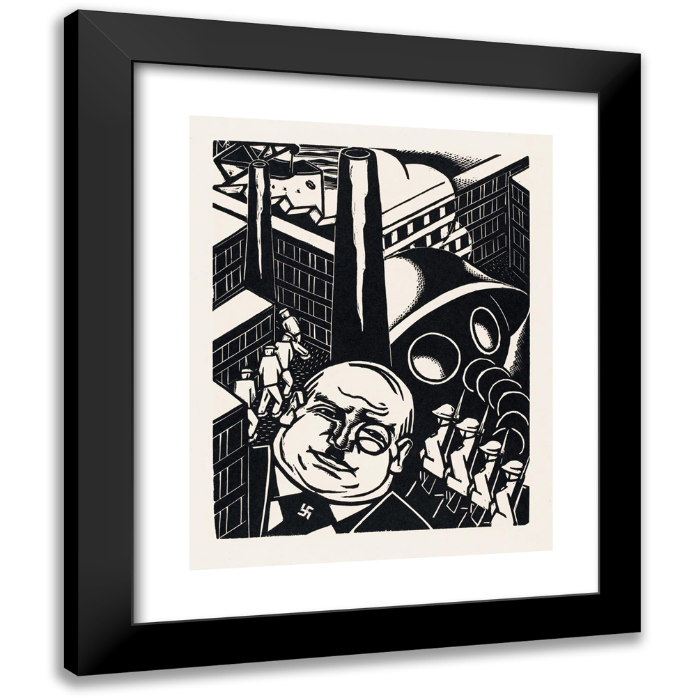 Meijer Bleekrode 15x18 Black Modern Framed Museum Art Print Titled ...