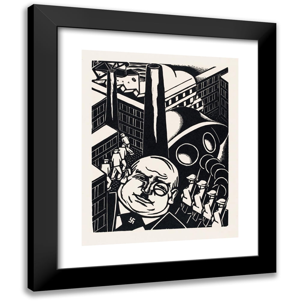 Meijer Bleekrode 20x24 Black Modern Framed Museum Art Print Titled ...