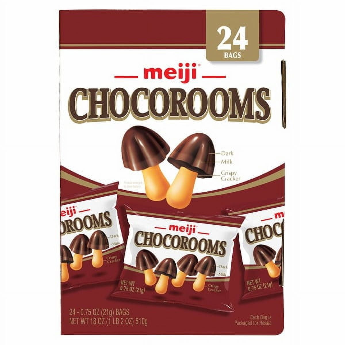 Meiji Chocorooms, 24 X 0.75 oz - Walmart.com