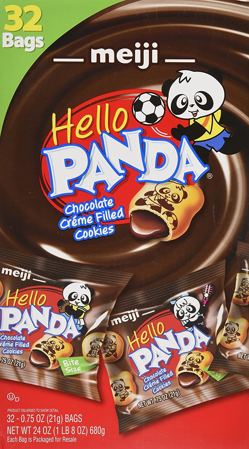 Meiji Hello Panda Chocolate 0.75oz 32ct - Walmart.com