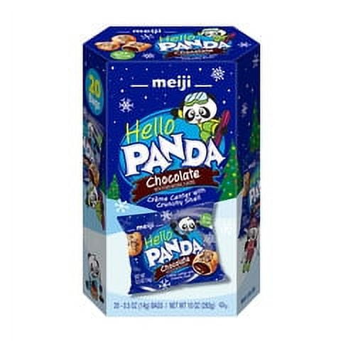 Meiji Hello Panda Chocolate Creme Filled Holiday Cookies 20-bags ...