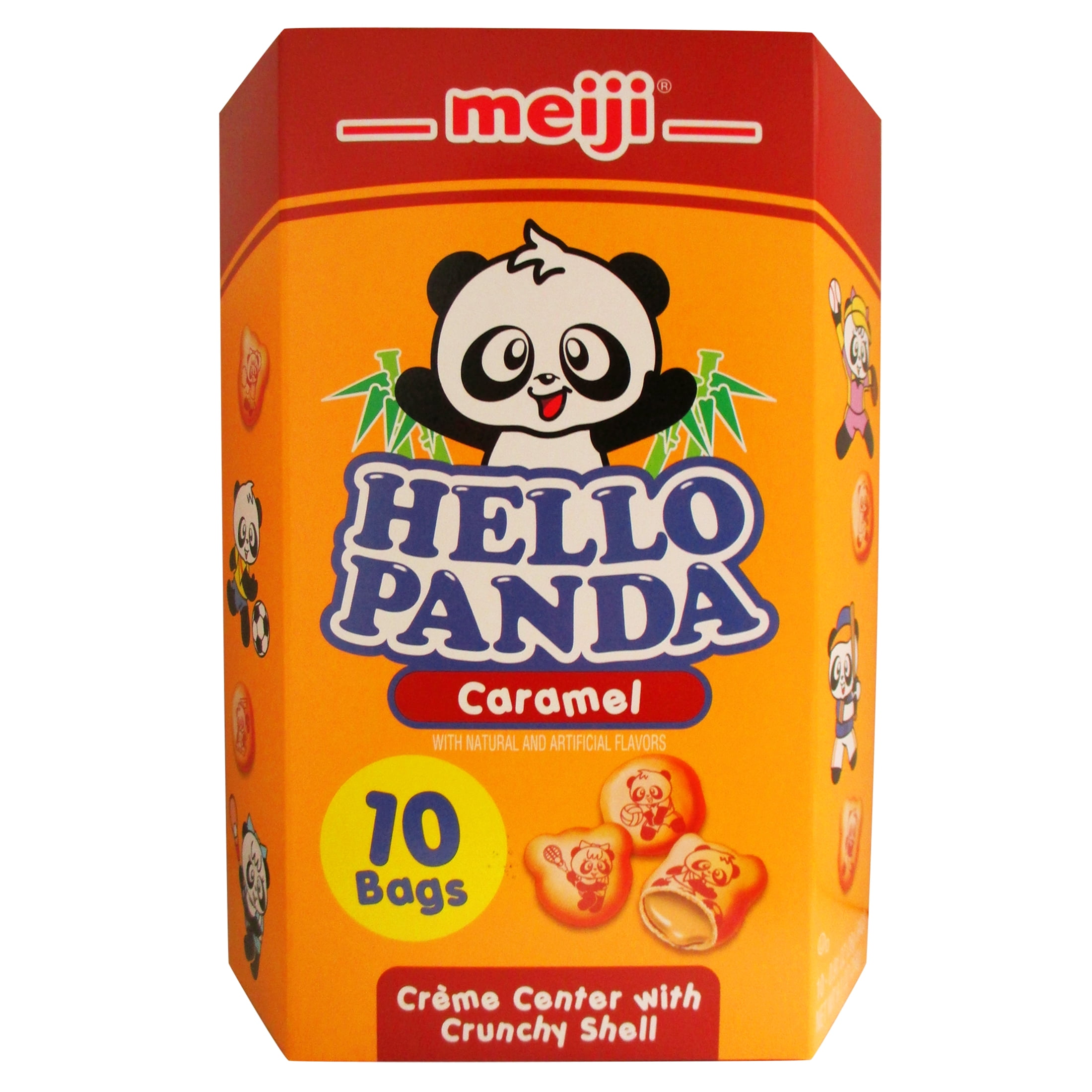 Meiji Hello Panda Cookie-Caramel (10 26g Bags) - Walmart.com