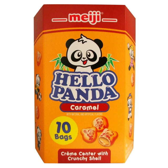 Meiji Hello Panda Cookie-Caramel (10 26g Bags) - Walmart.com
