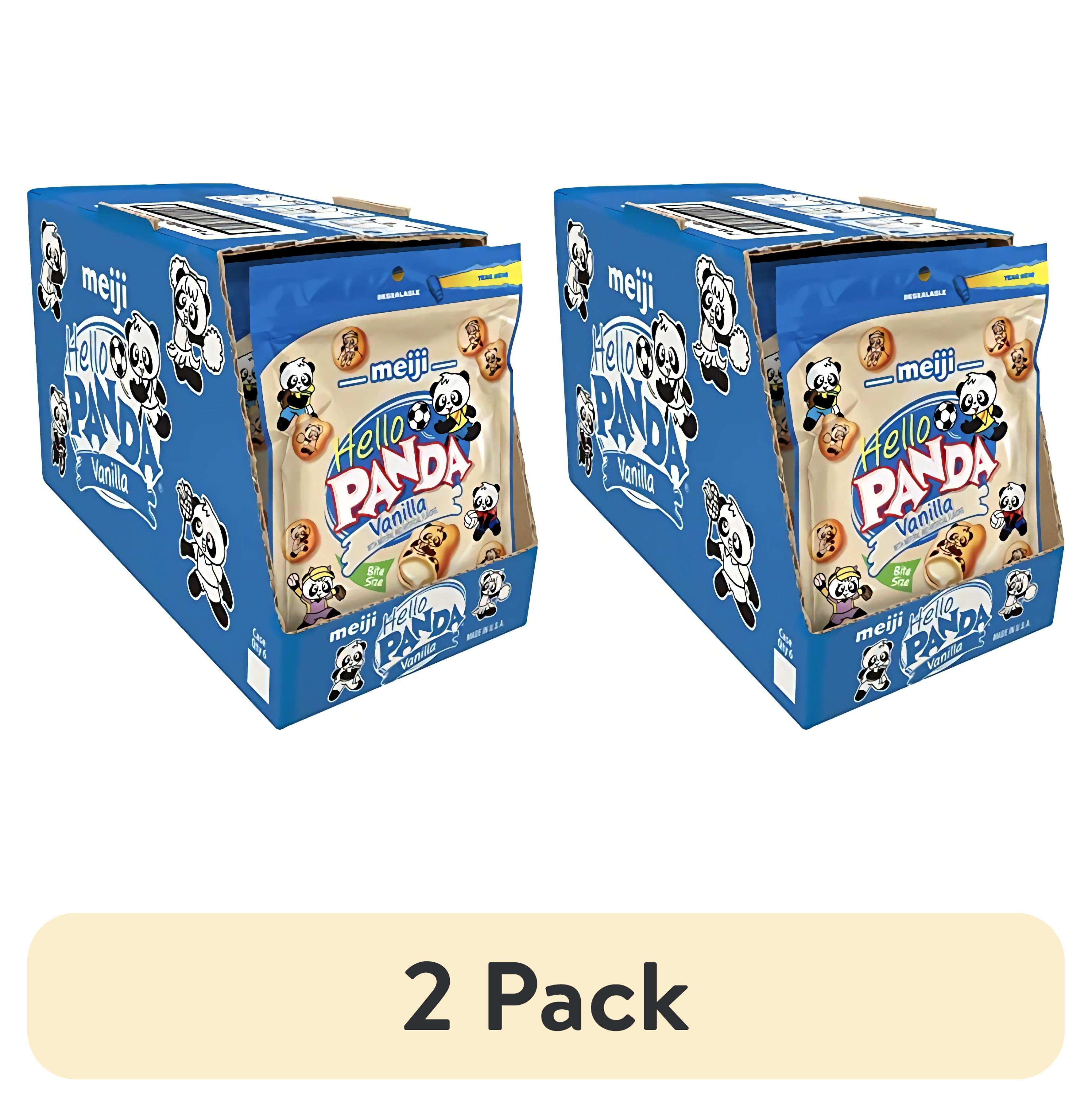 (2 pack) Meiji Hello Panda Cookies, Vanilla Creme Filled - 7 Oz, Pack ...