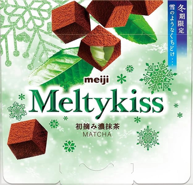 Meiji Meltykiss Chocolate Candy Matcha Soft Melting 53 g Box - Walmart.com