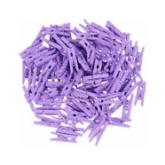 100 Pack Large Wooden Clothespins, Clothes Line Clips for Laundry ...