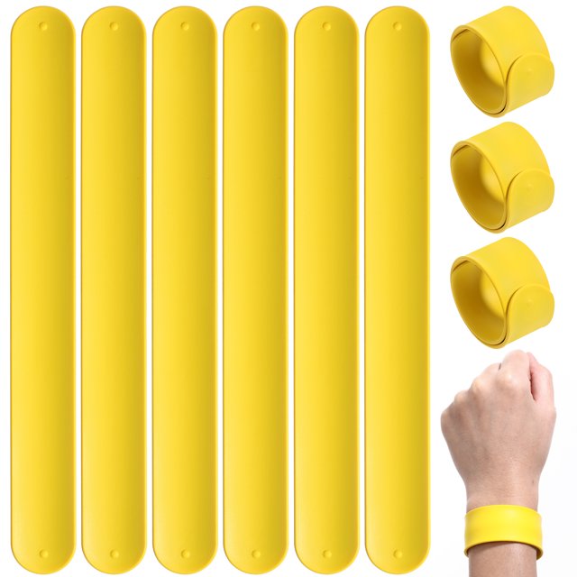 Meijiashe 10pcs Silicone Snap Ruler Slap Bracelets for School Party ...