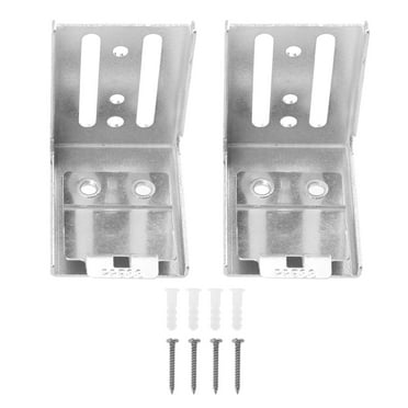 Set of 3 Vertical Blind Adjustable Wall Mount Brackets with 1.5 Inch ...