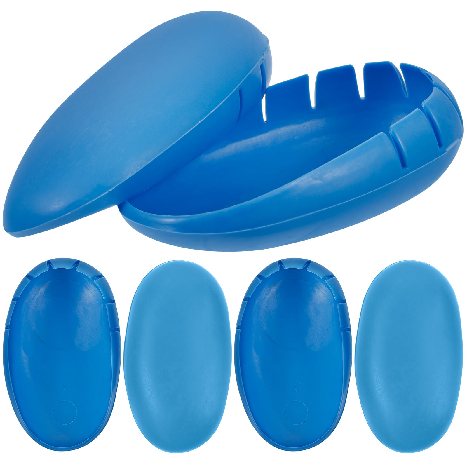 Blue Ear Protectors Made of Silicone for Hair Dyeing and 3 Pairs ...