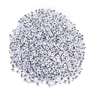 6.5mm Multicolor Alphabet Beads by Creatology™ - Walmart.com