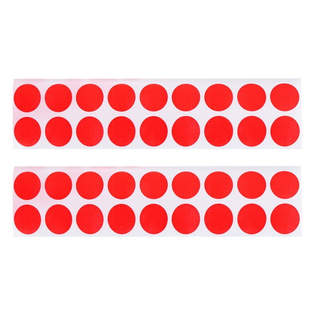Meijiashe 900pcs Red Dot Stickers 2cm Round Removable Adhesive Labels ...
