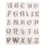 Meijiashe Alphabet Stamp Transparent Clear TPR Seal Stamps for DIY ...