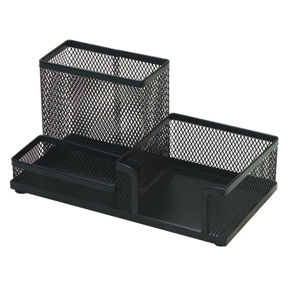 Meijiashe Black Metal Mesh Desk Organizer for Office Supplies - Walmart.com