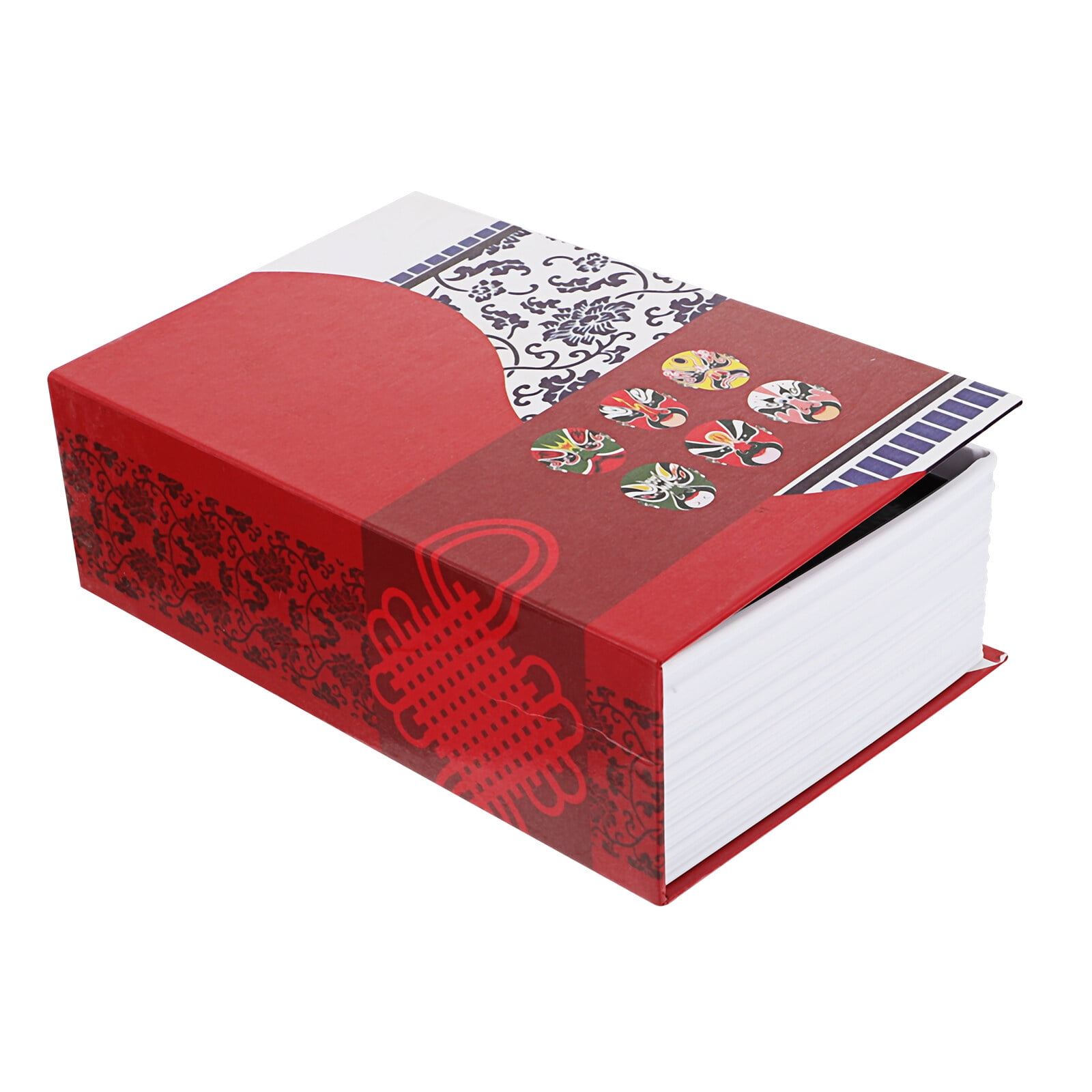 Meijiashe Book Safe Box Simulation Book Lock Box Metal Security Safe ...