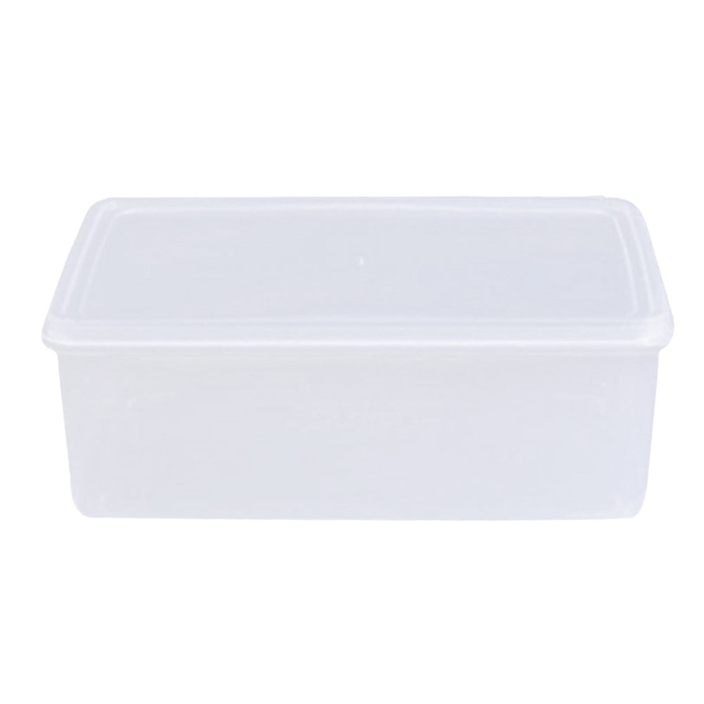 Meijiashe Clear Stackable Storage Box 4L Home Shop Tote Holder Bin ...